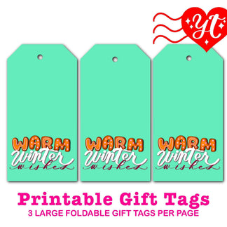 Warm Winter Wishes Printable Gift Tags – YoursTrulea